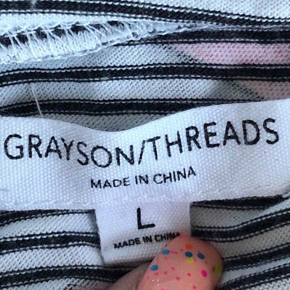 Grayson Threads | Tops | Grayson Threads Popsicle Print Striped Tee ...